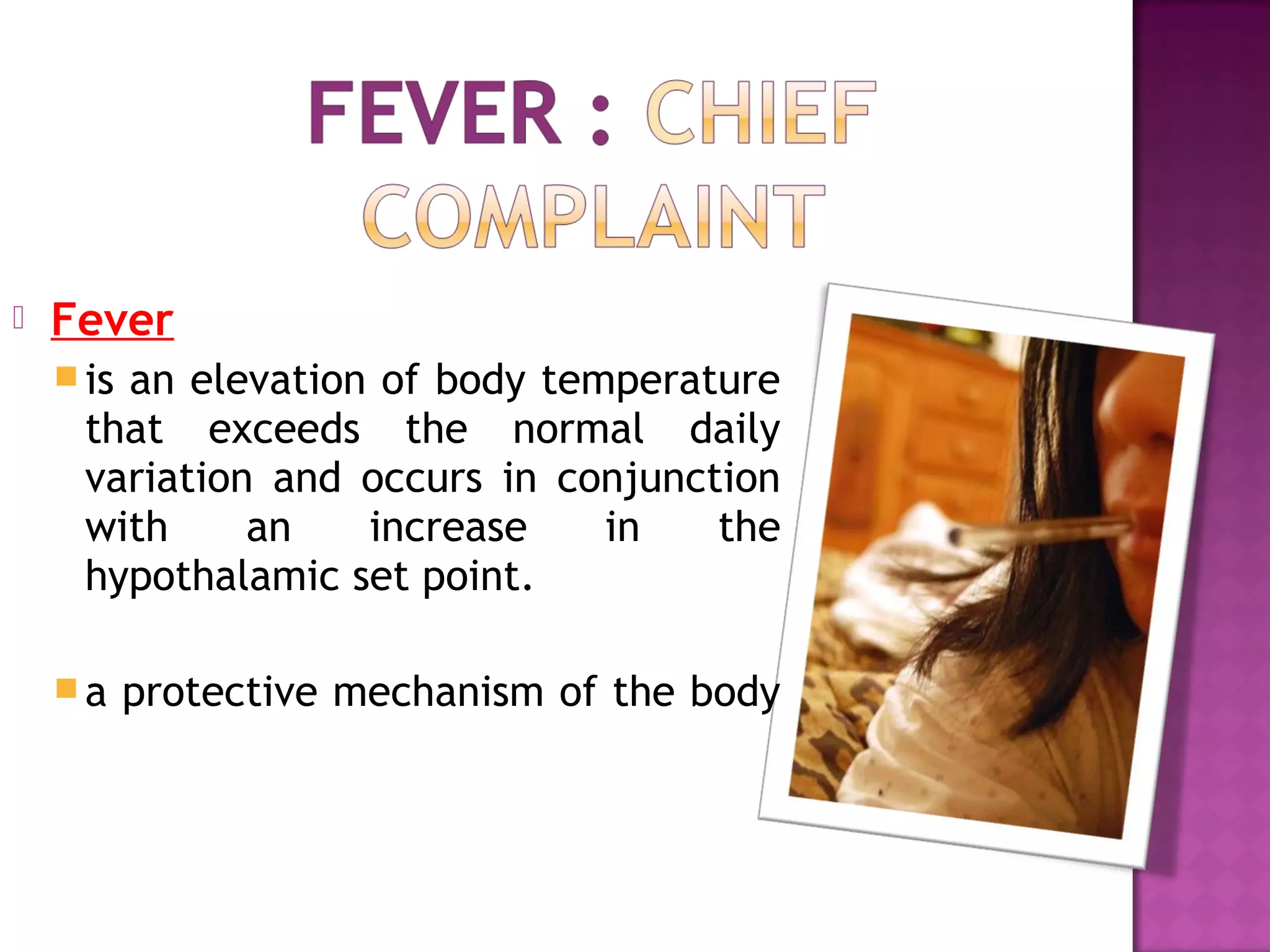 Evaluation of a patient with fever | PPT