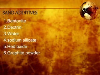 Evaluation of foundry raw materials | PPTX