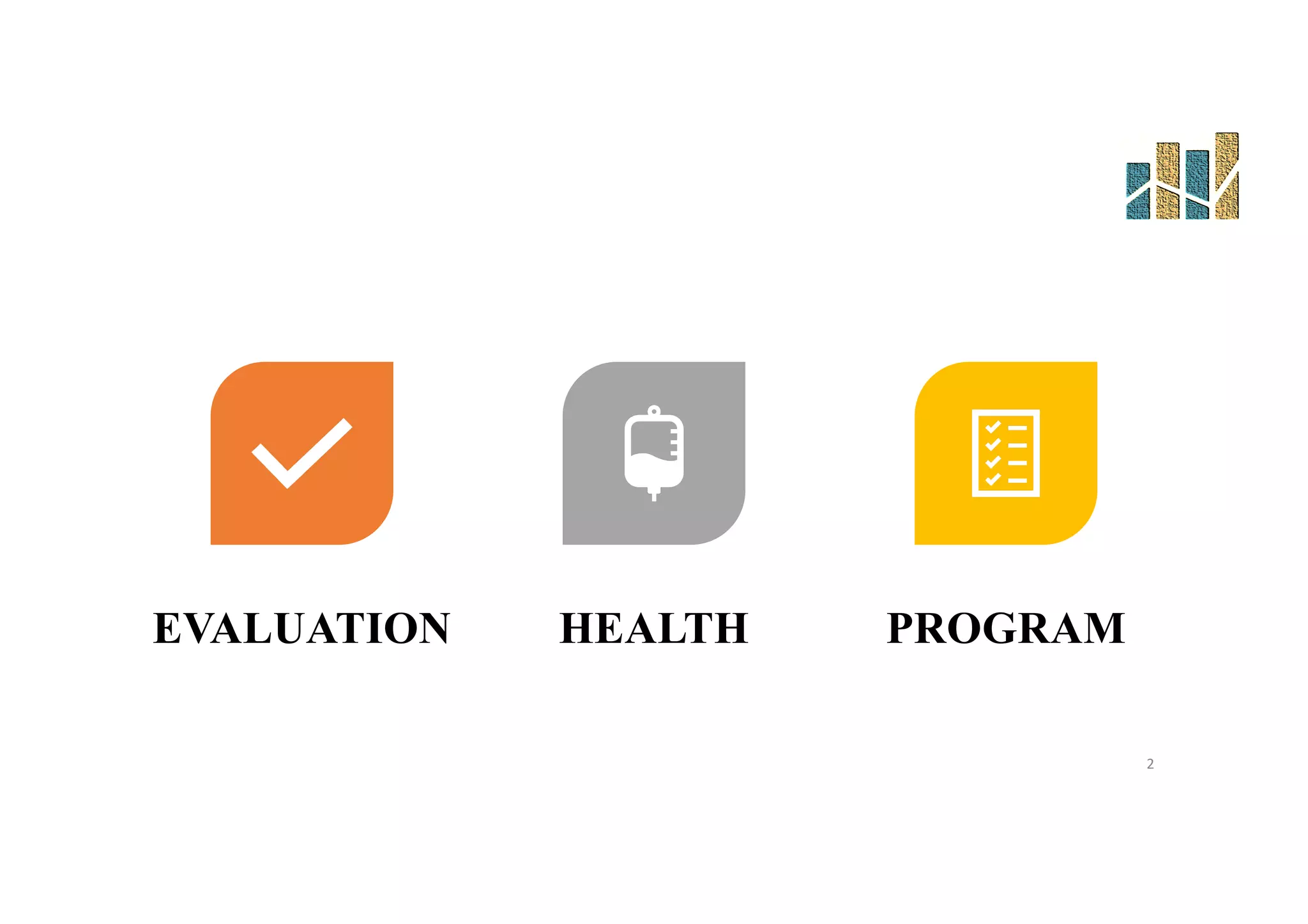 Evaluation of health program. | PDF