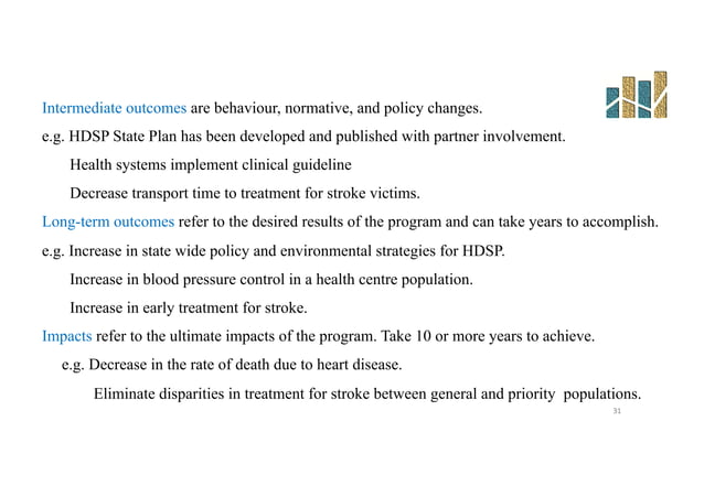 Evaluation of health program. | PDF