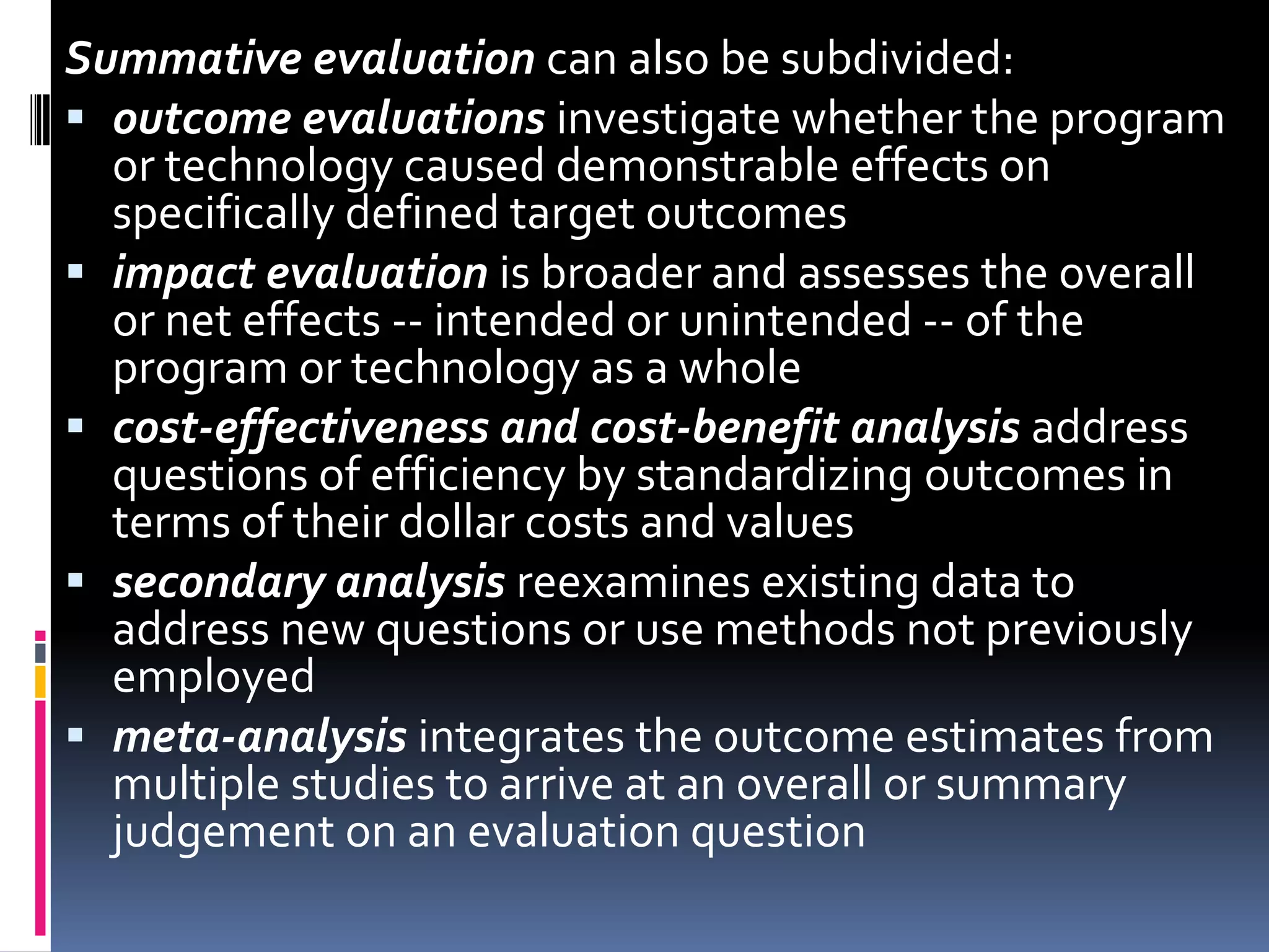 Evaluation of health programs | PPTX