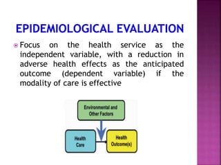 Evaluation of health services | PPTX