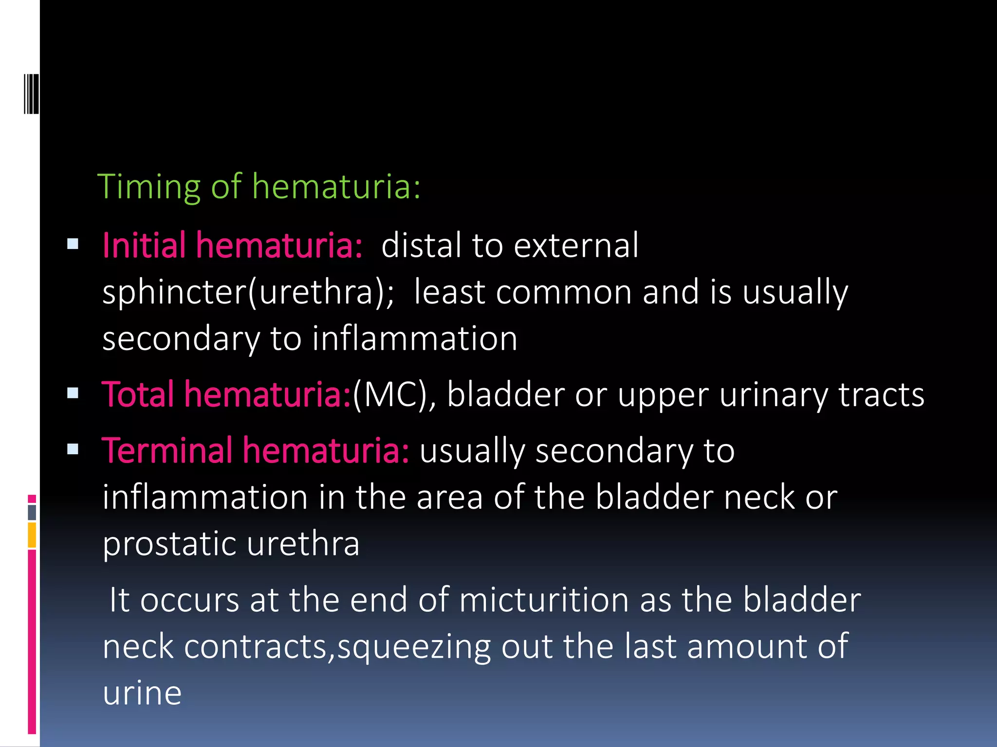 Evaluation of hematuria | PPTX