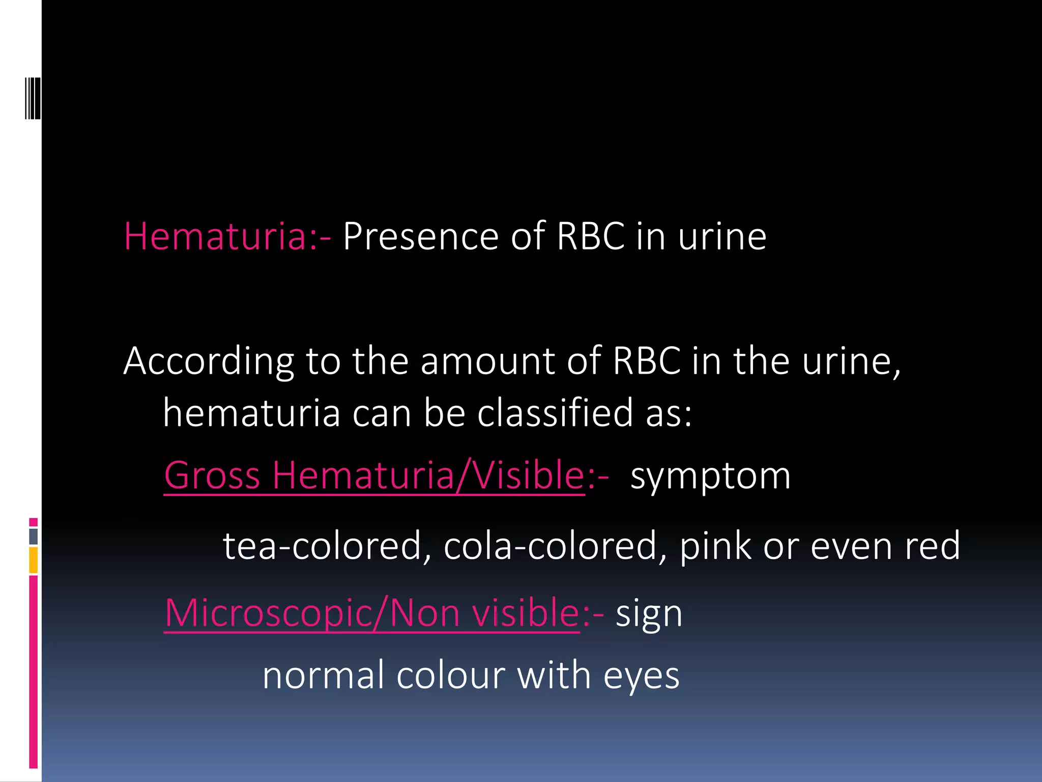 Evaluation of hematuria | PPTX