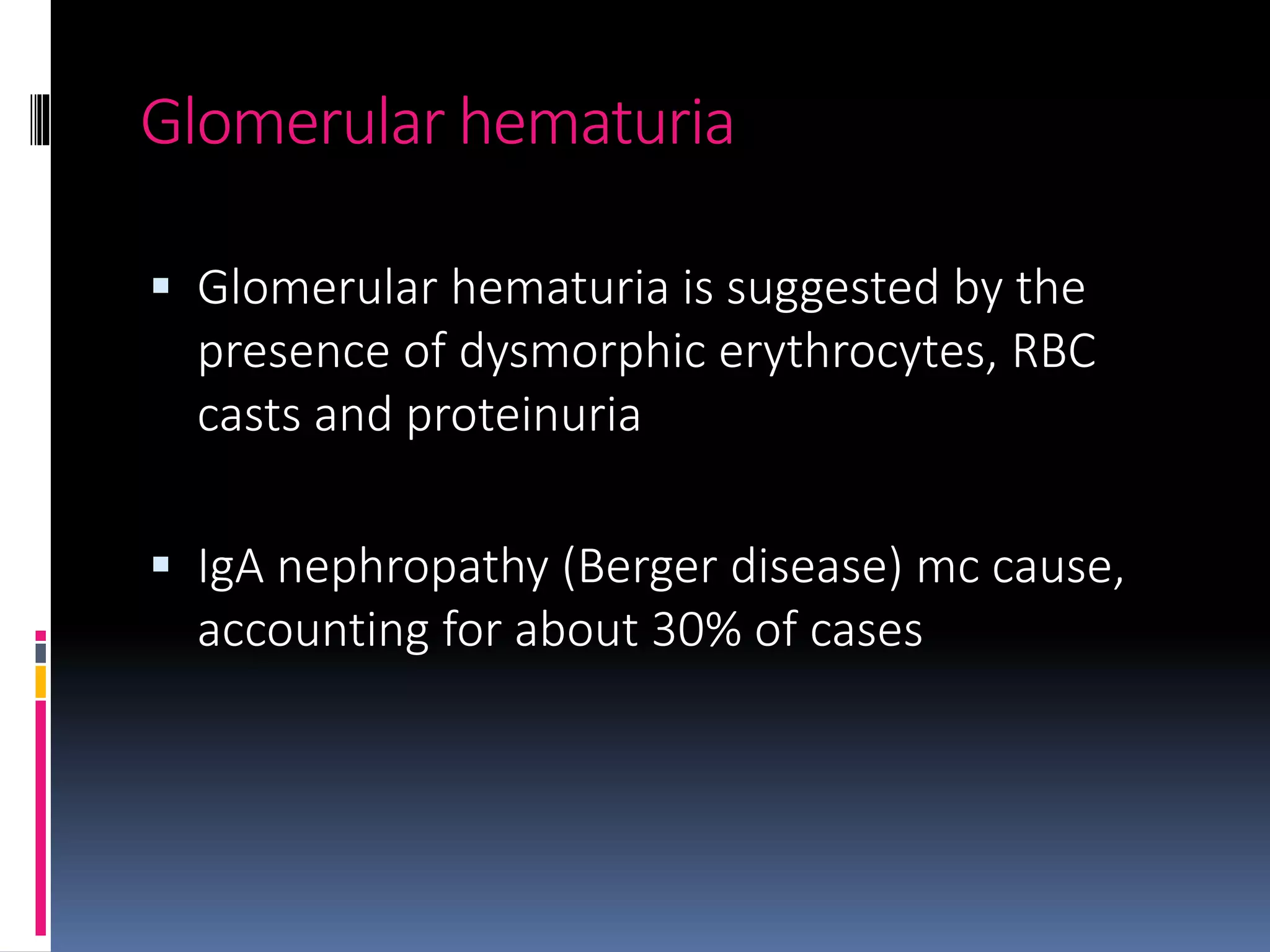 Evaluation of hematuria | PPTX
