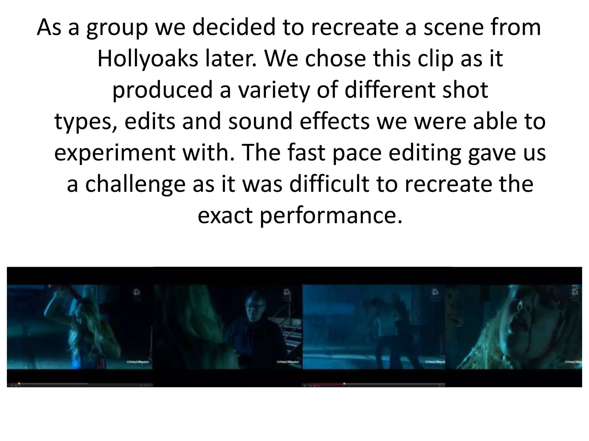 Evaluation of hollyoaks later trailer | PPTX