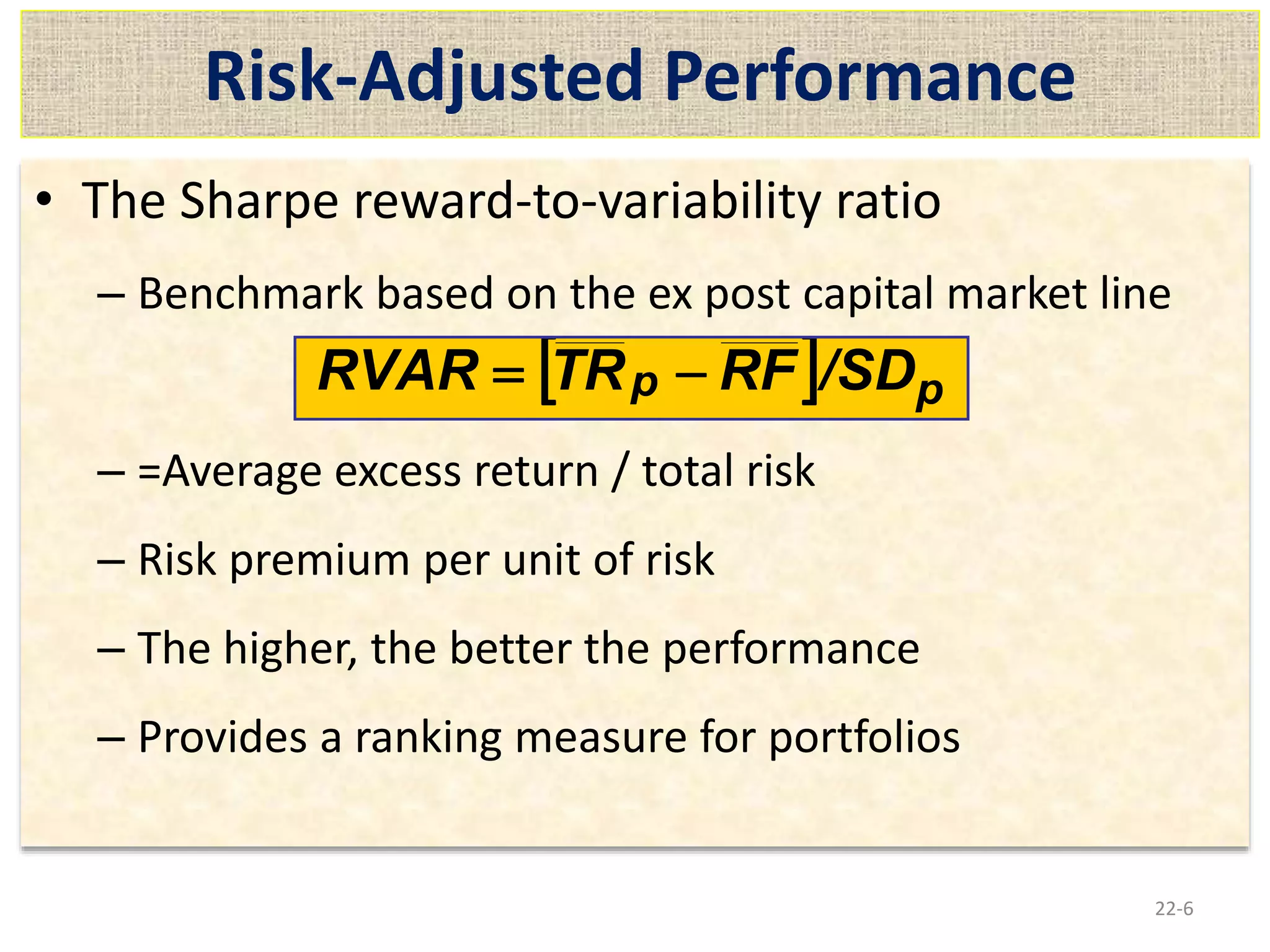 Evaluation of Investment Performance.ppt