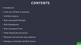 Evaluation of Job Risk Assessment | PPTX