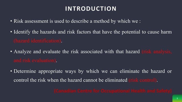 Evaluation of Job Risk Assessment | PPTX | Resume Writing and Advice ...