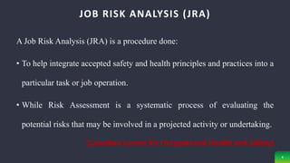 Evaluation of Job Risk Assessment | PPTX