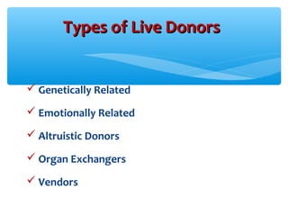 Evaluation of kidney donor | PPT