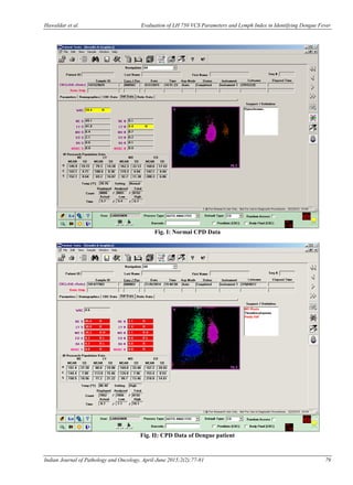EVALUATION OF LH 750 VCS PARAMETERS AND LYMPH INDEX IN IDENTIFYING ...