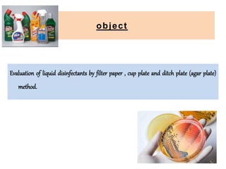 EVALUATION OF LIQUID DISINFECTANTS.pptx