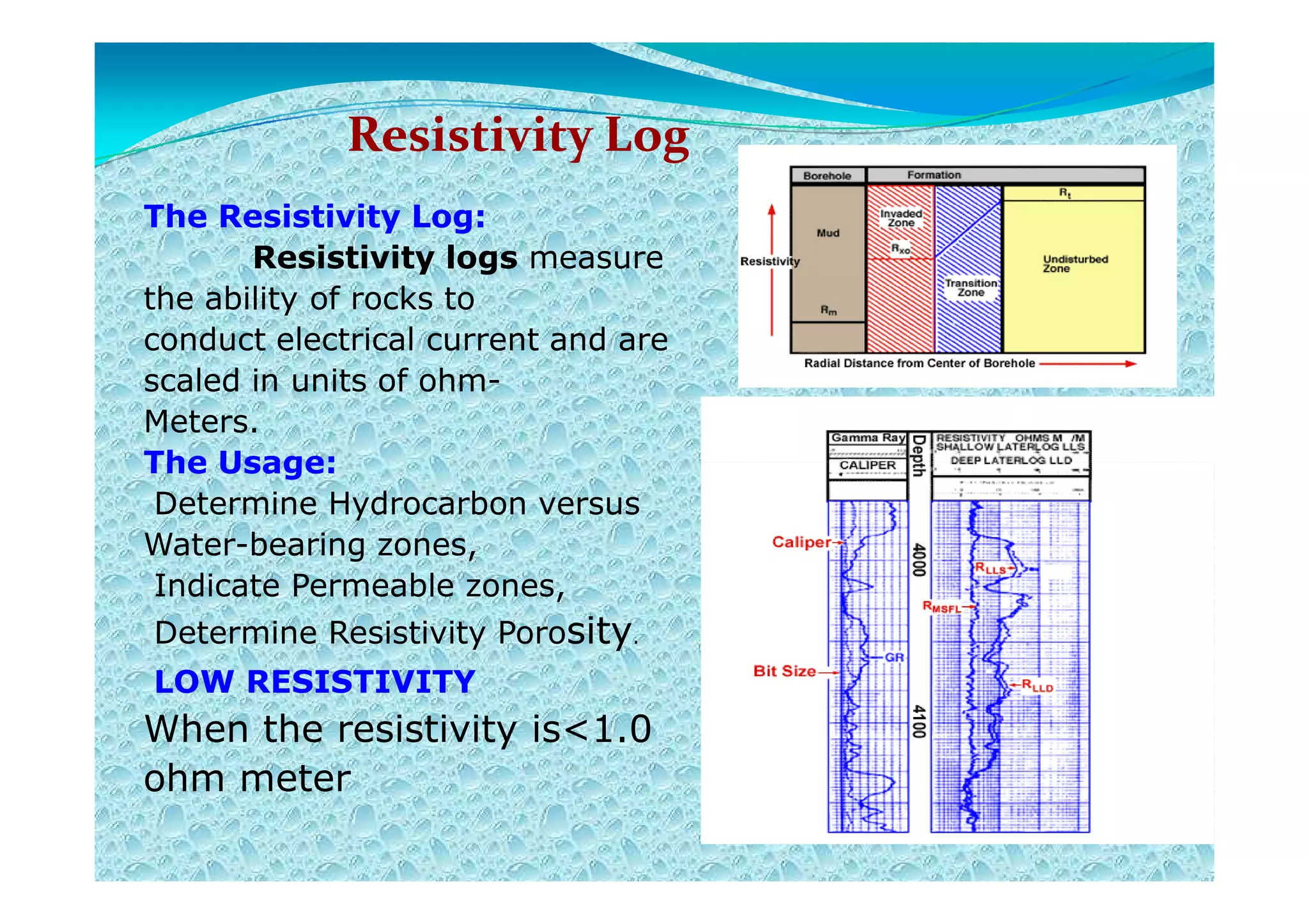 Evaluation of low resistivity zones | PDF