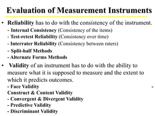 Evaluation of Measurement Instruments.ppt