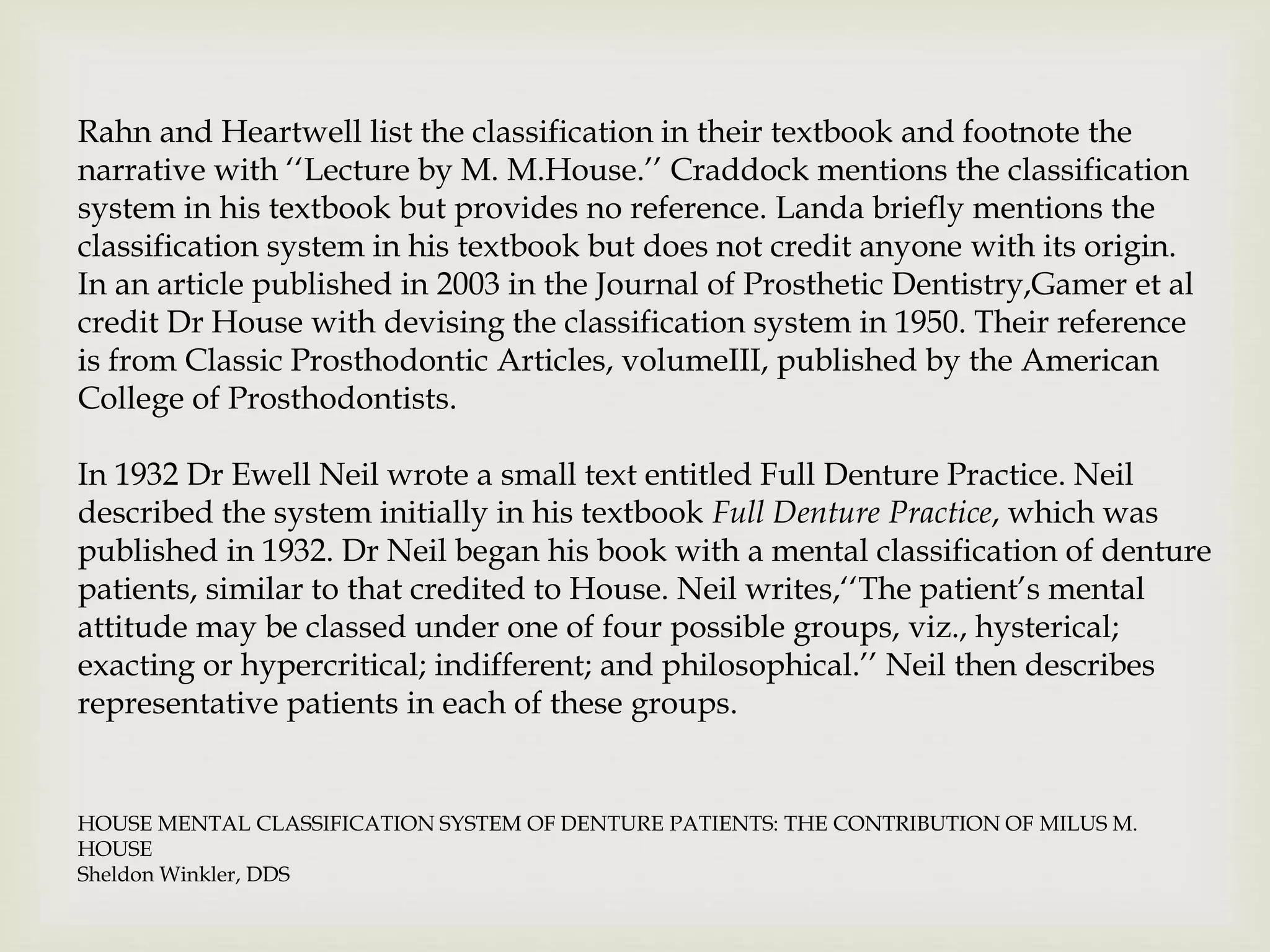 Evaluation of mental attitude of patient | PPTX