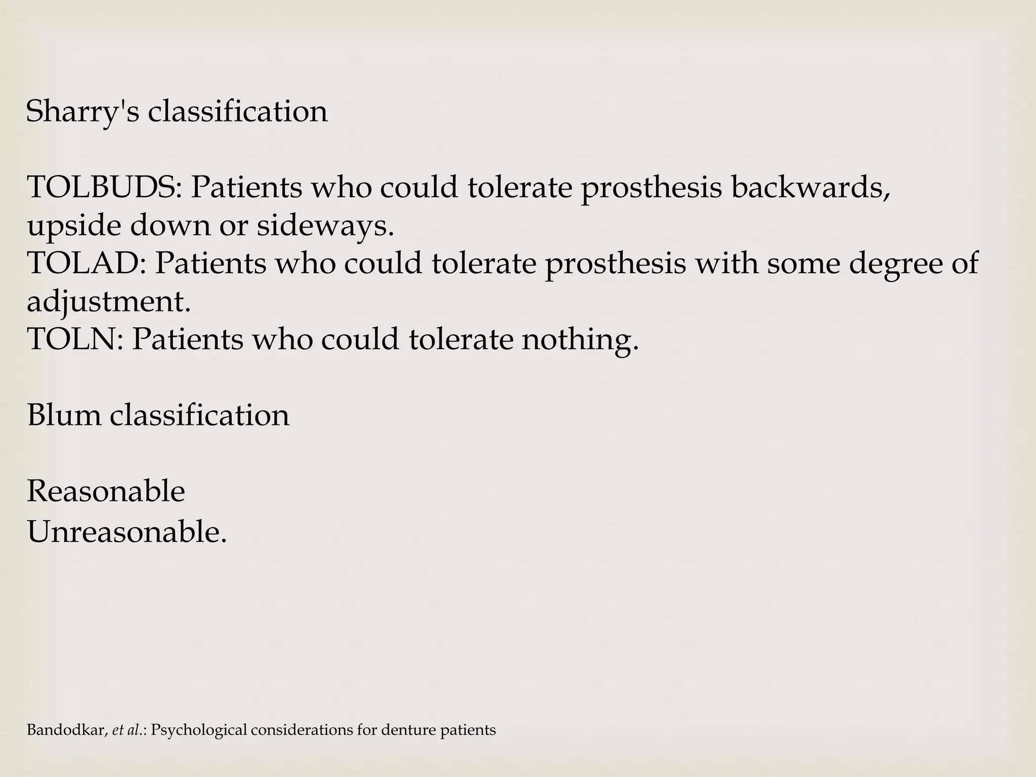 Evaluation of mental attitude of patient | PPTX