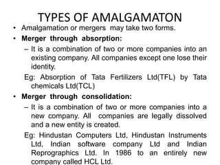 Evaluation of merger | PPTX
