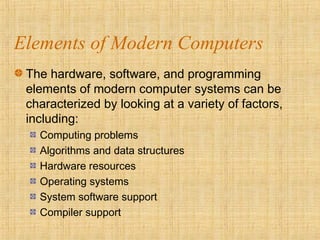 Evaluation of morden computer & system attributes in ACA | PPT