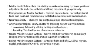 EVALUATION OF MOTOR CONTROL.pptx33334444 | PPTX