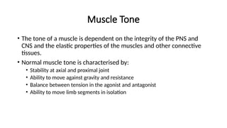 EVALUATION OF MOTOR CONTROL.pptx33334444 | PPT