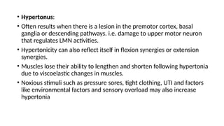 EVALUATION OF MOTOR CONTROL.pptx33334444 | PPTX