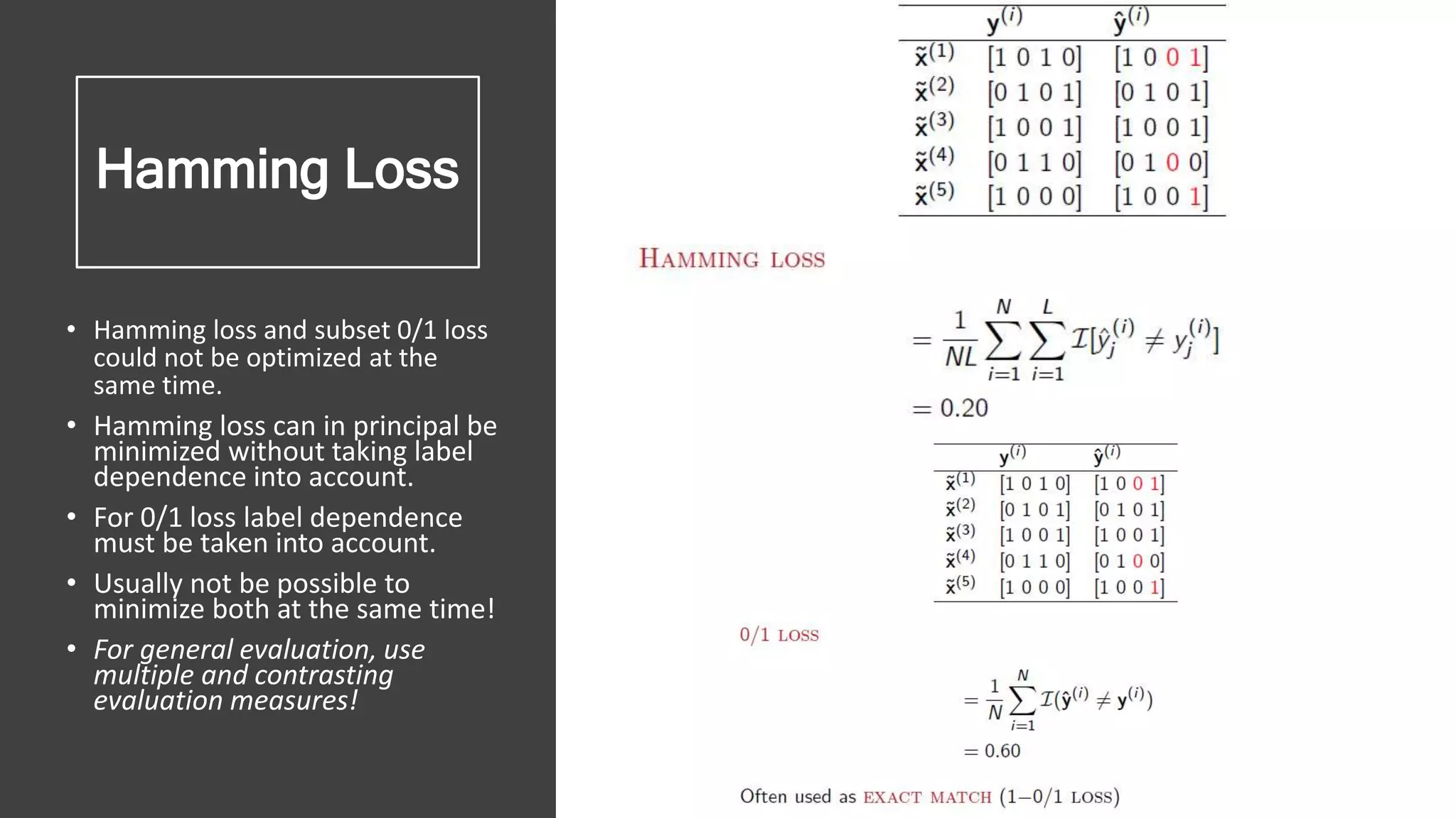 Evaluation of multilabel multi class classification | PPTX