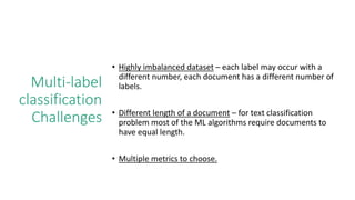 Evaluation of multilabel multi class classification | PPTX