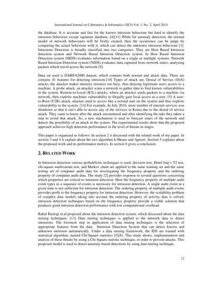 Evaluation of network intrusion detection using markov chain | PDF