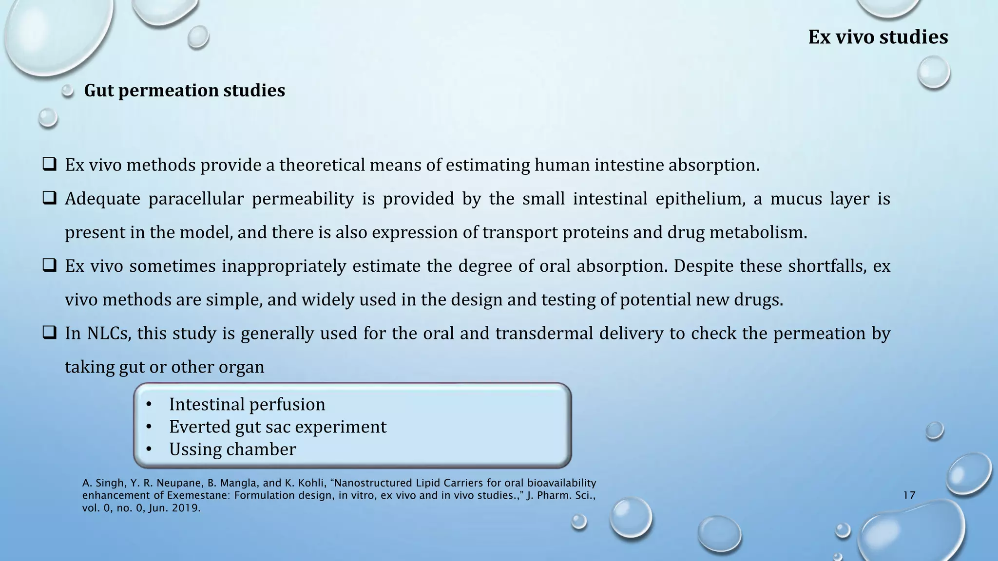 Evaluation of Nanostructured lipid carriers (NLC) | PPTX