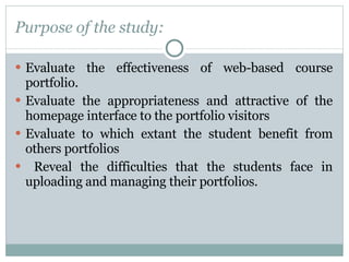 Evaluation Of Online Learning Ppt
