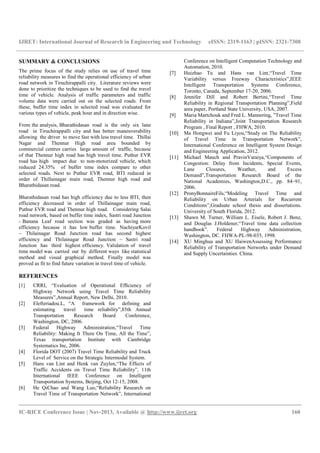 Evaluation of operational efficiency of urban road network using travel ...