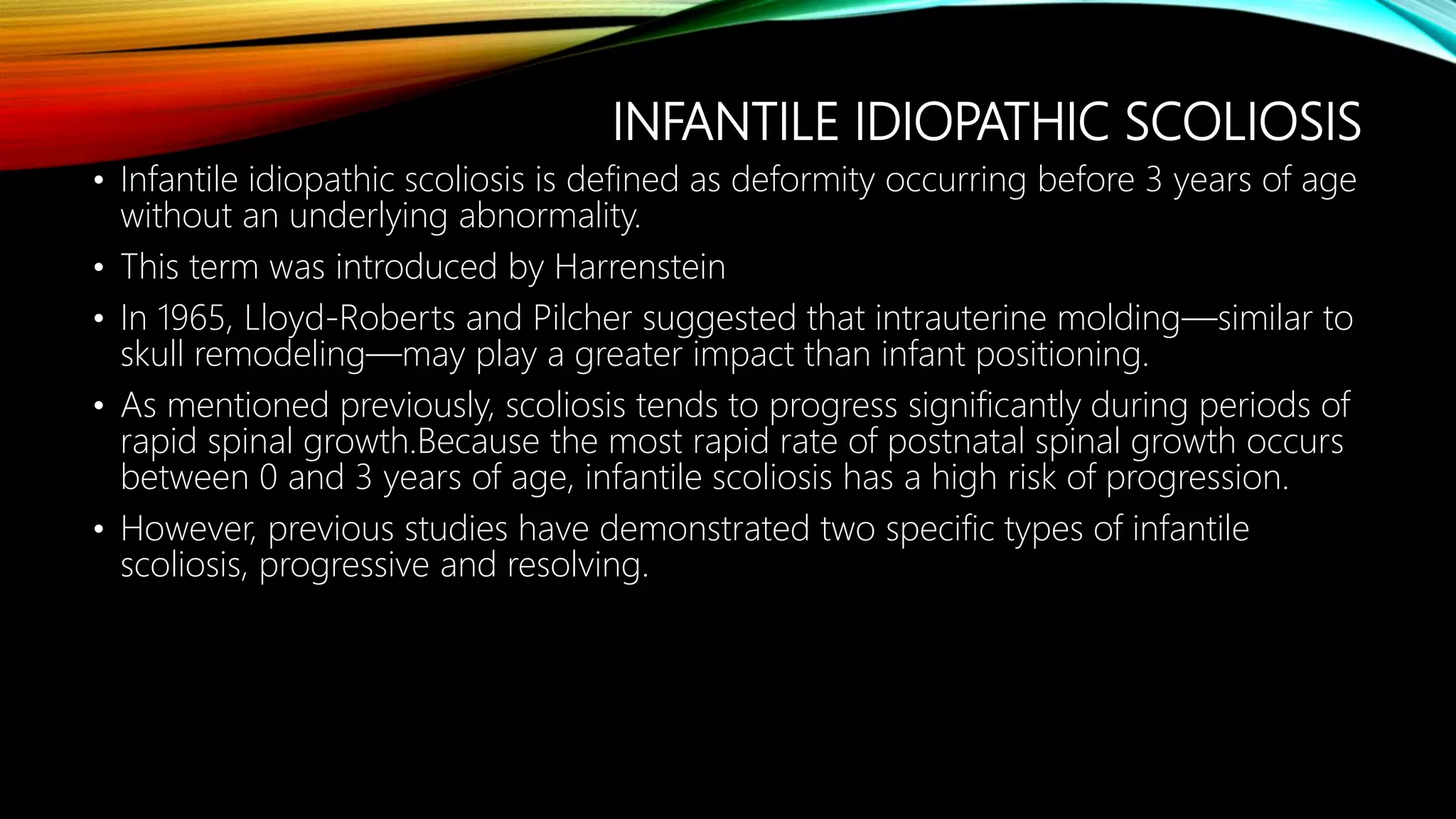 Evaluation of pediatric spinal deformities | PPT