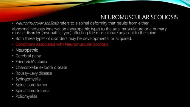 Evaluation of pediatric spinal deformities | PPT