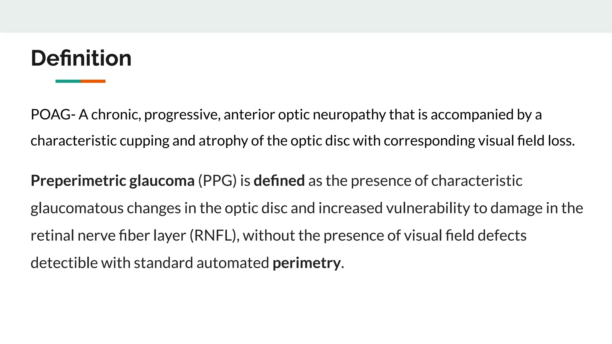Evaluation of preperimetric glaucoma | PDF