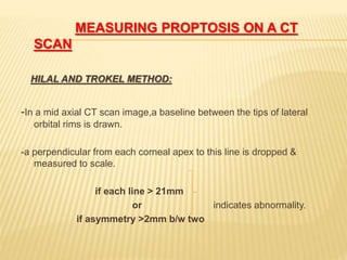 Evaluation of proptosis | PPT