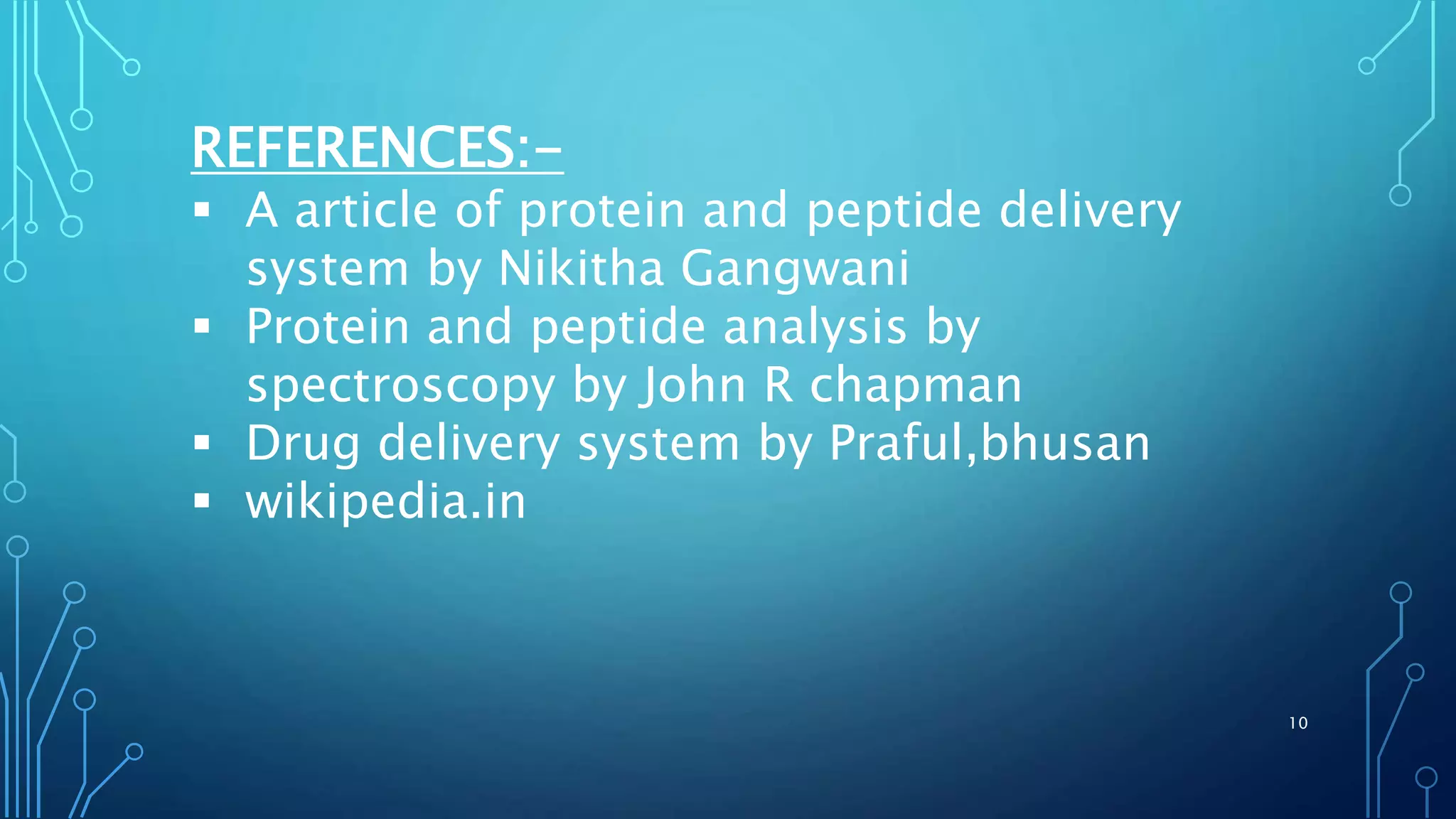 Evaluation of protein & peptide dds | PPTX