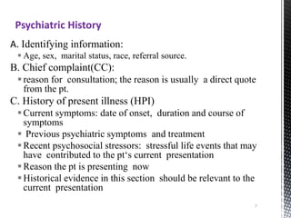 Evaluation of Psychiatric Illness.pptx