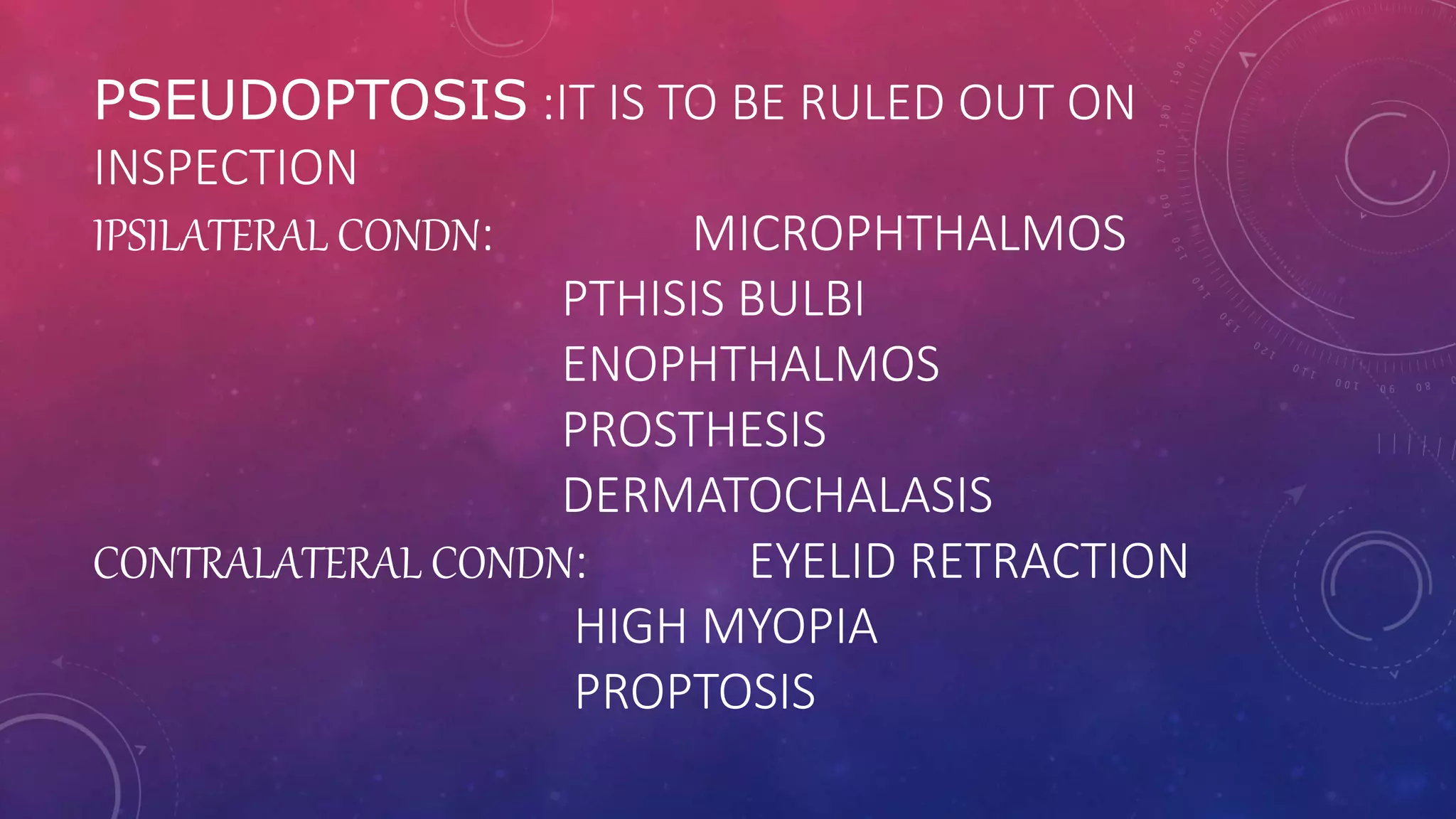 Evaluation of ptosis | PPTX