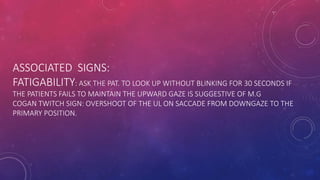 Evaluation of ptosis | PPTX