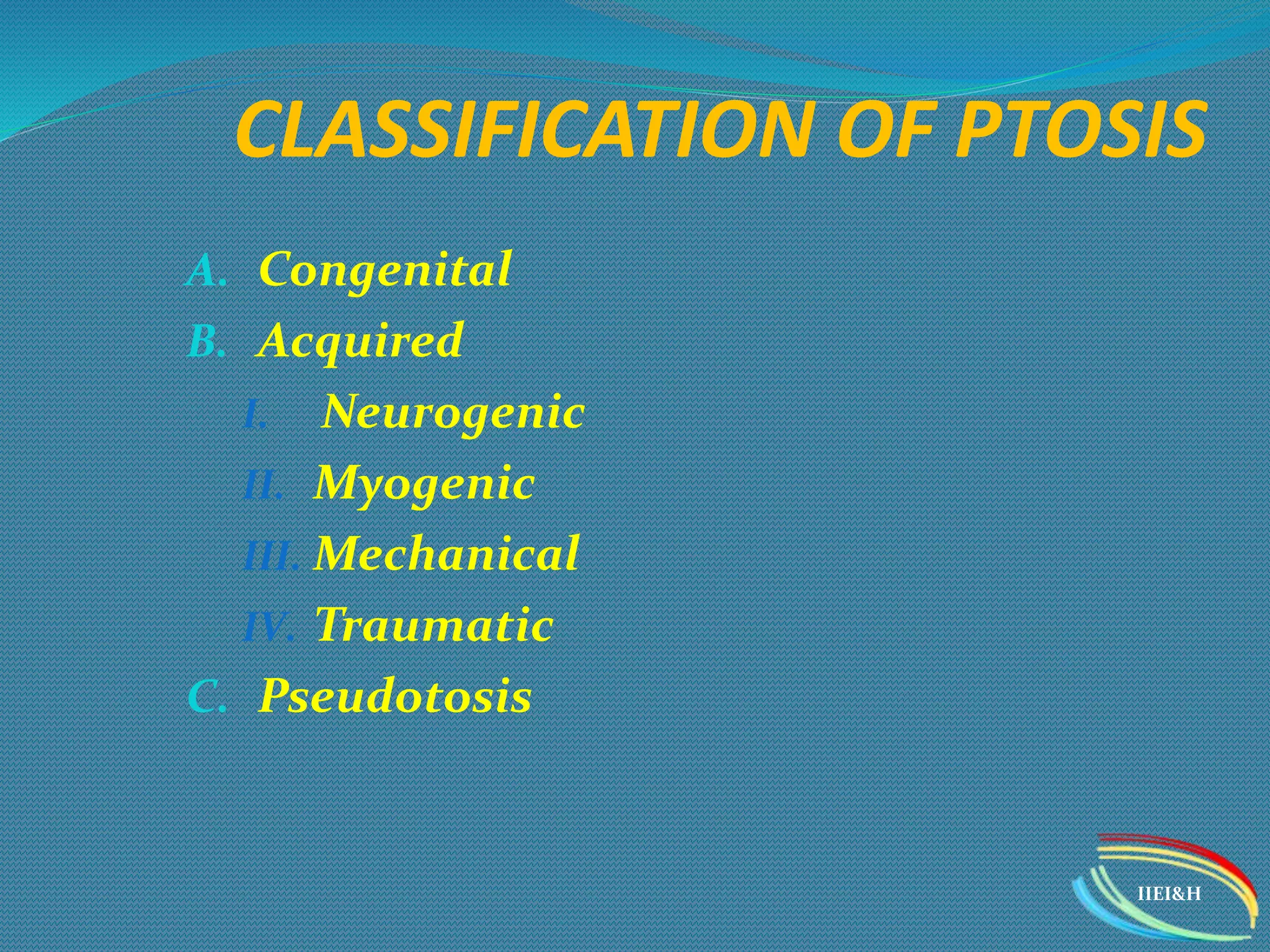 Ptosis workup | PPTX