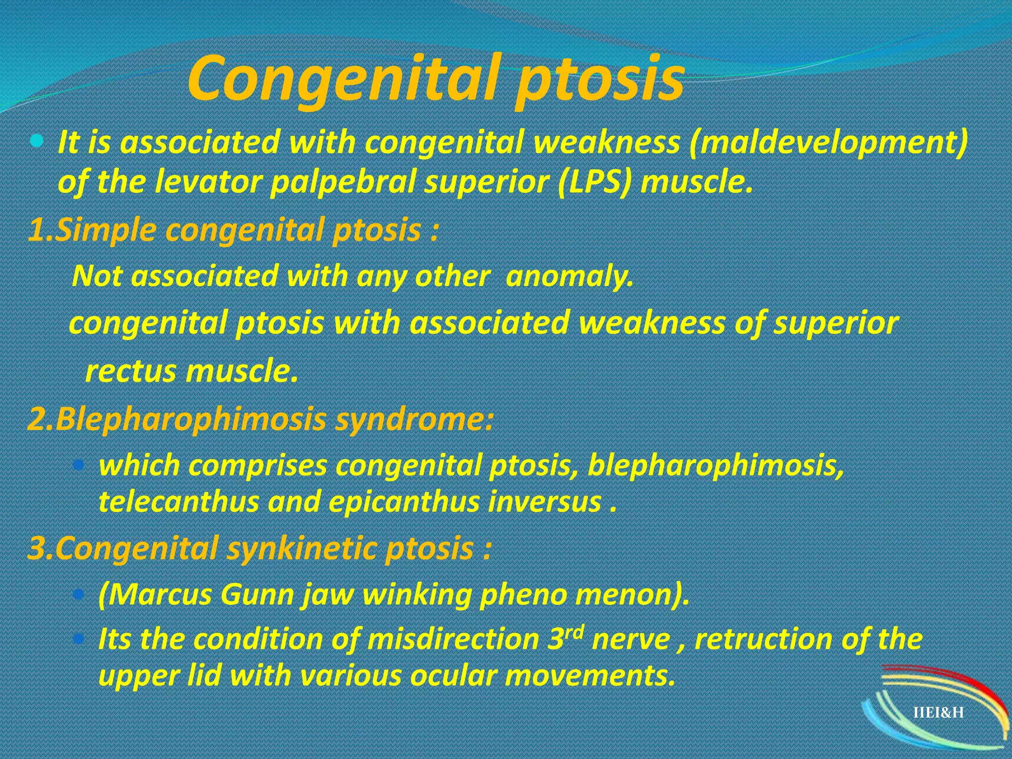 Ptosis workup | PPTX