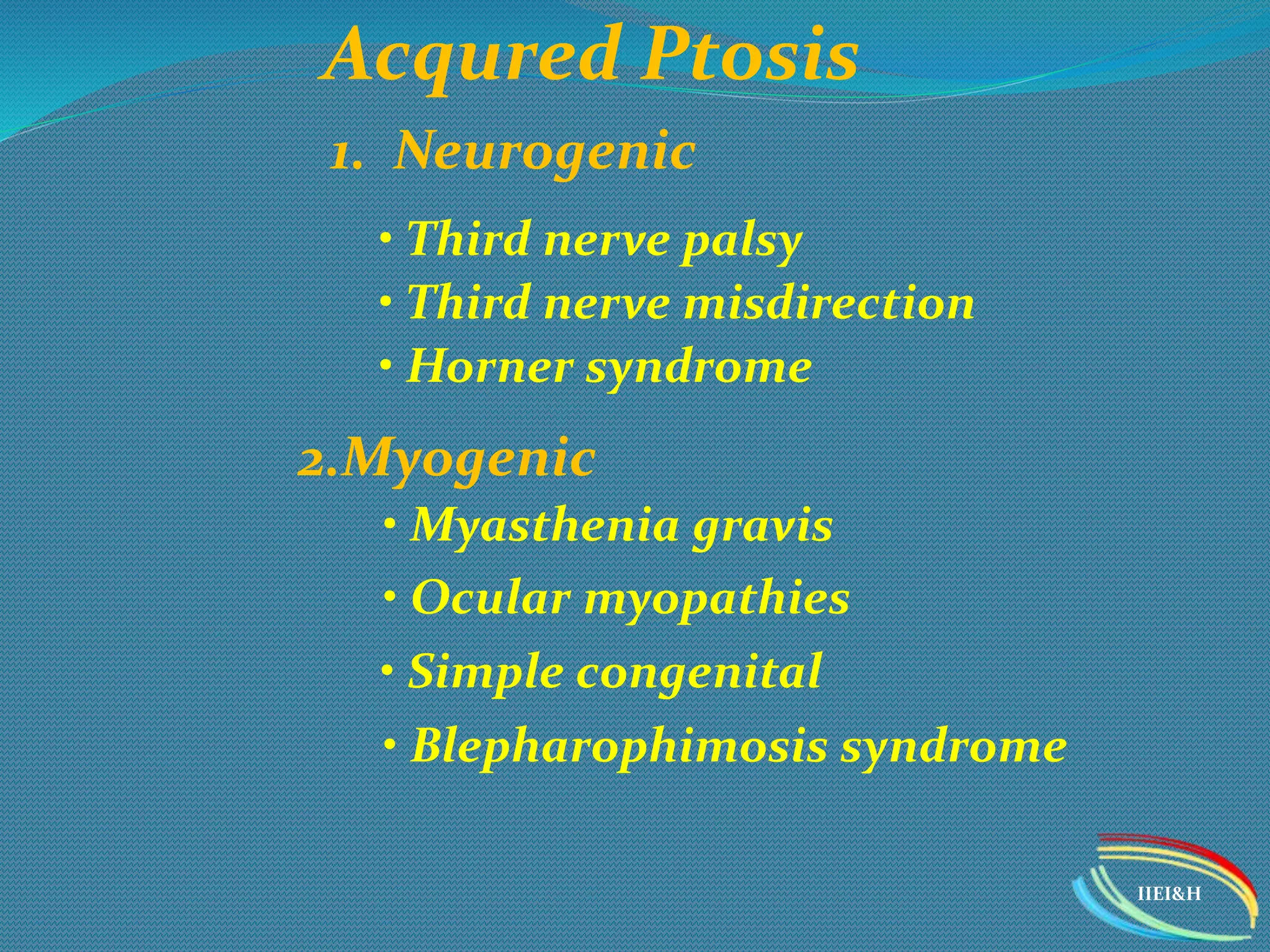 Ptosis workup | PPTX
