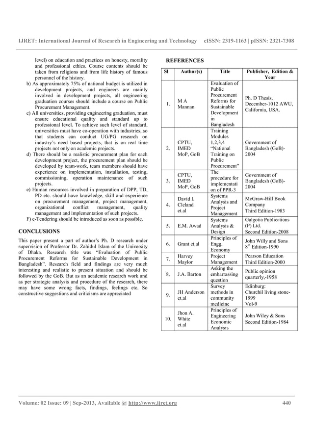 Evaluation of public procurement mechanism for | PDF