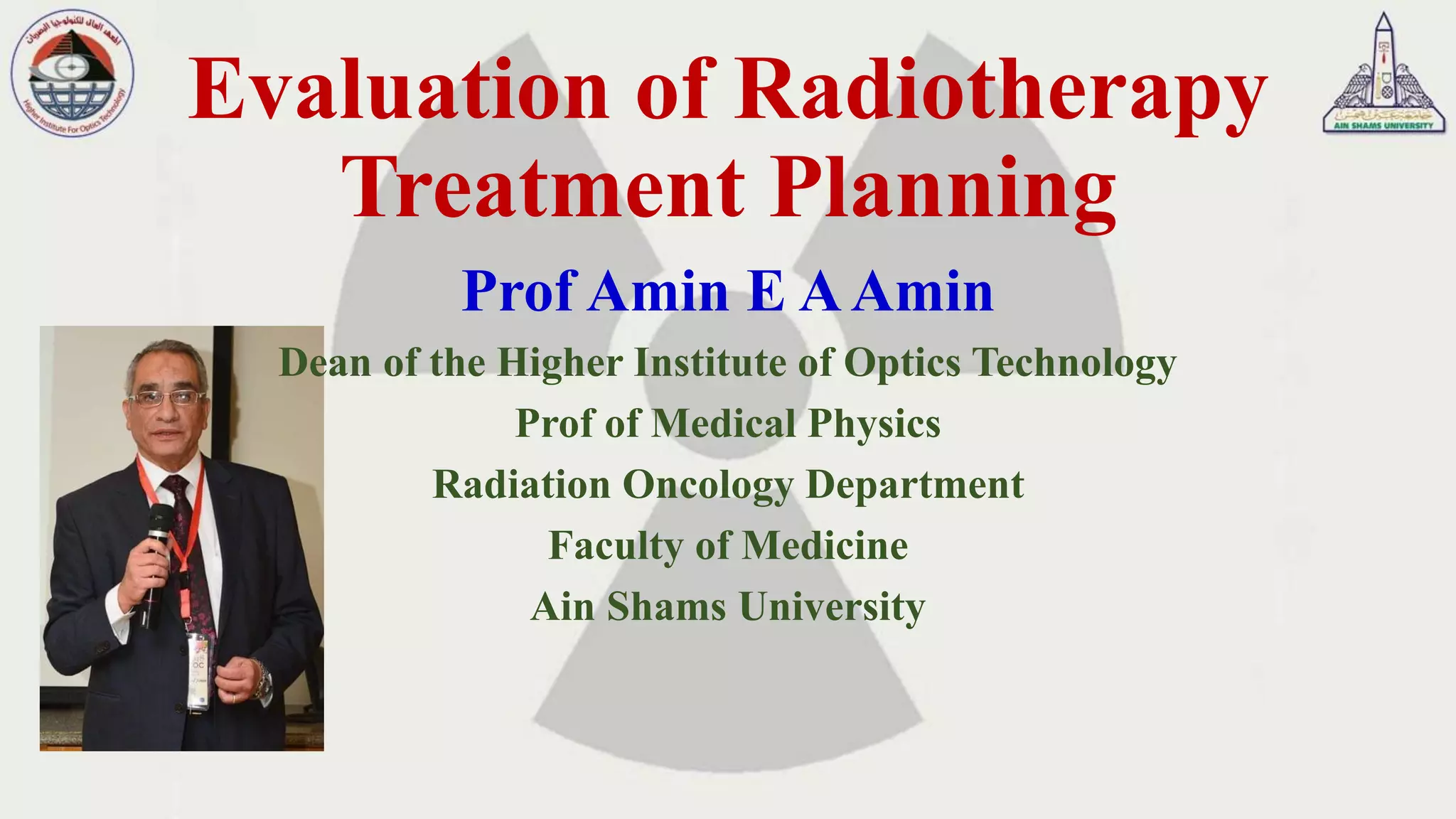 Evaluation of radiotherapy treatment planning | PDF