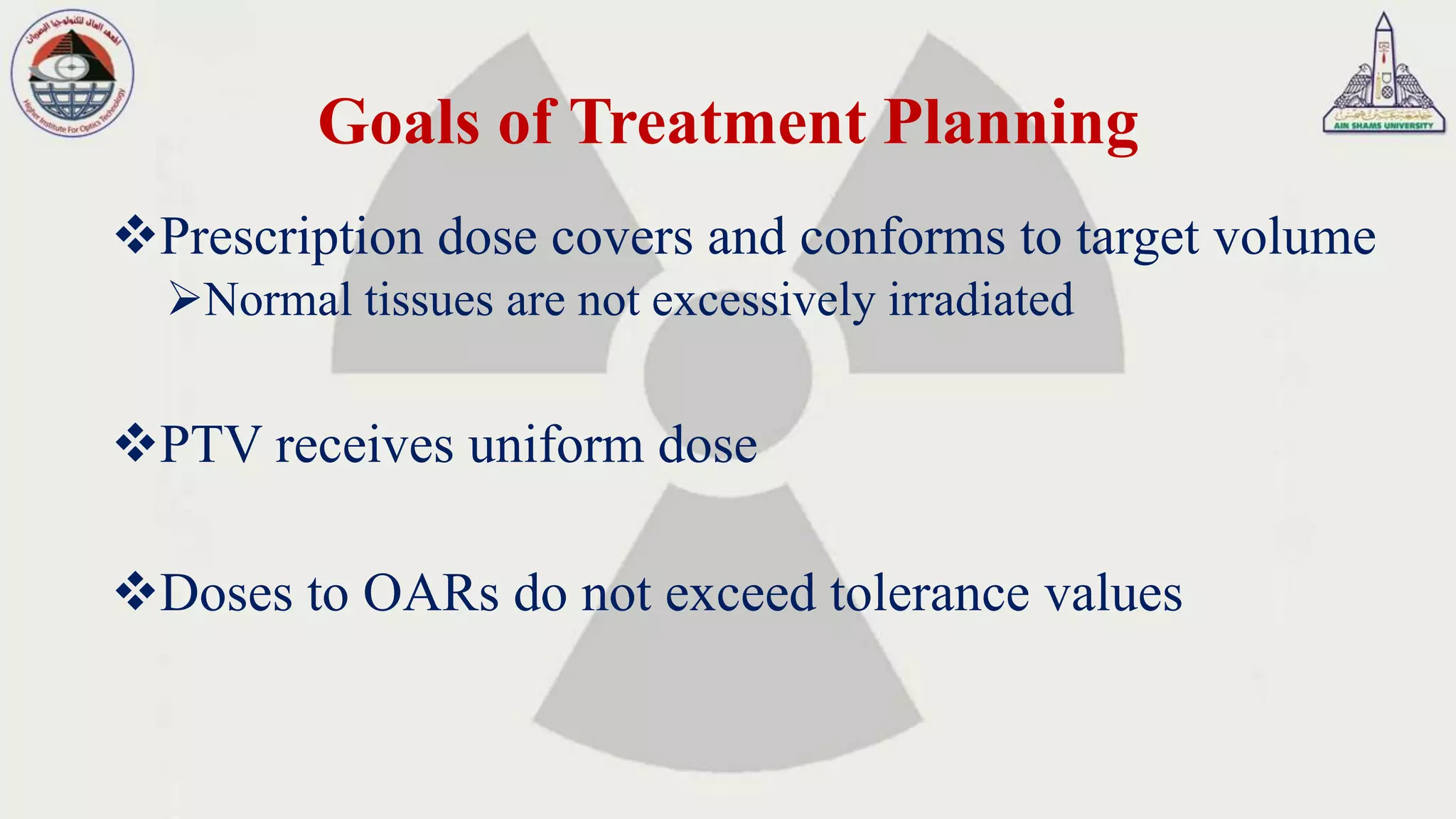 Evaluation of radiotherapy treatment planning | PDF
