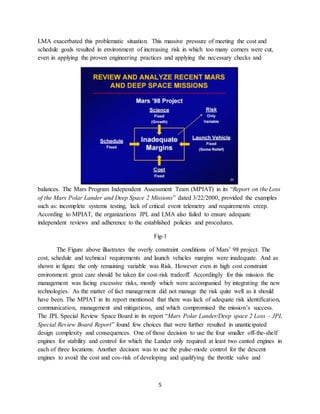 Report on the Loss of the Mars Polar Lander and Deep Space 2 Missions ...