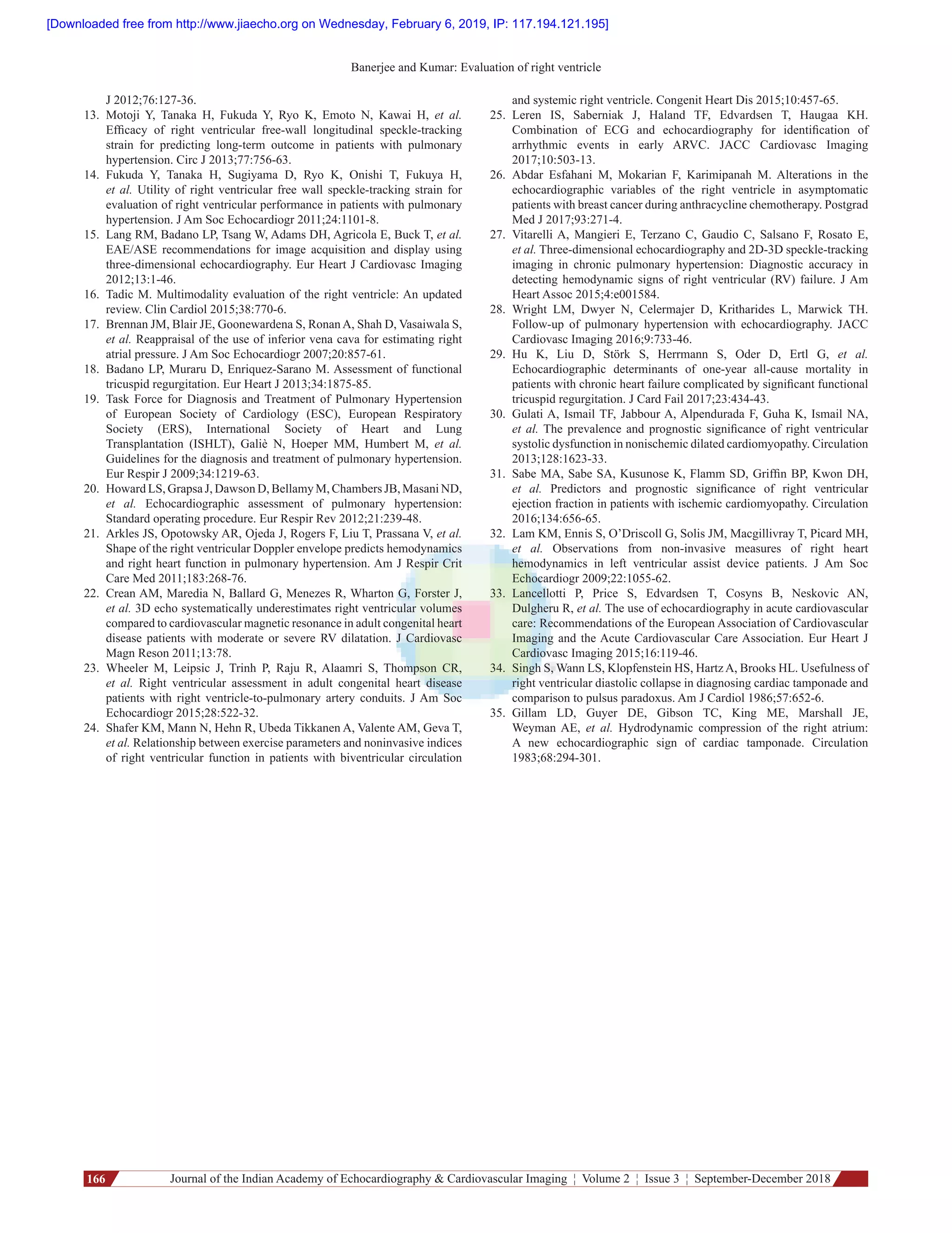 Evaluation of right ventricle | PDF