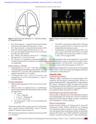 Evaluation of right ventricle | PDF