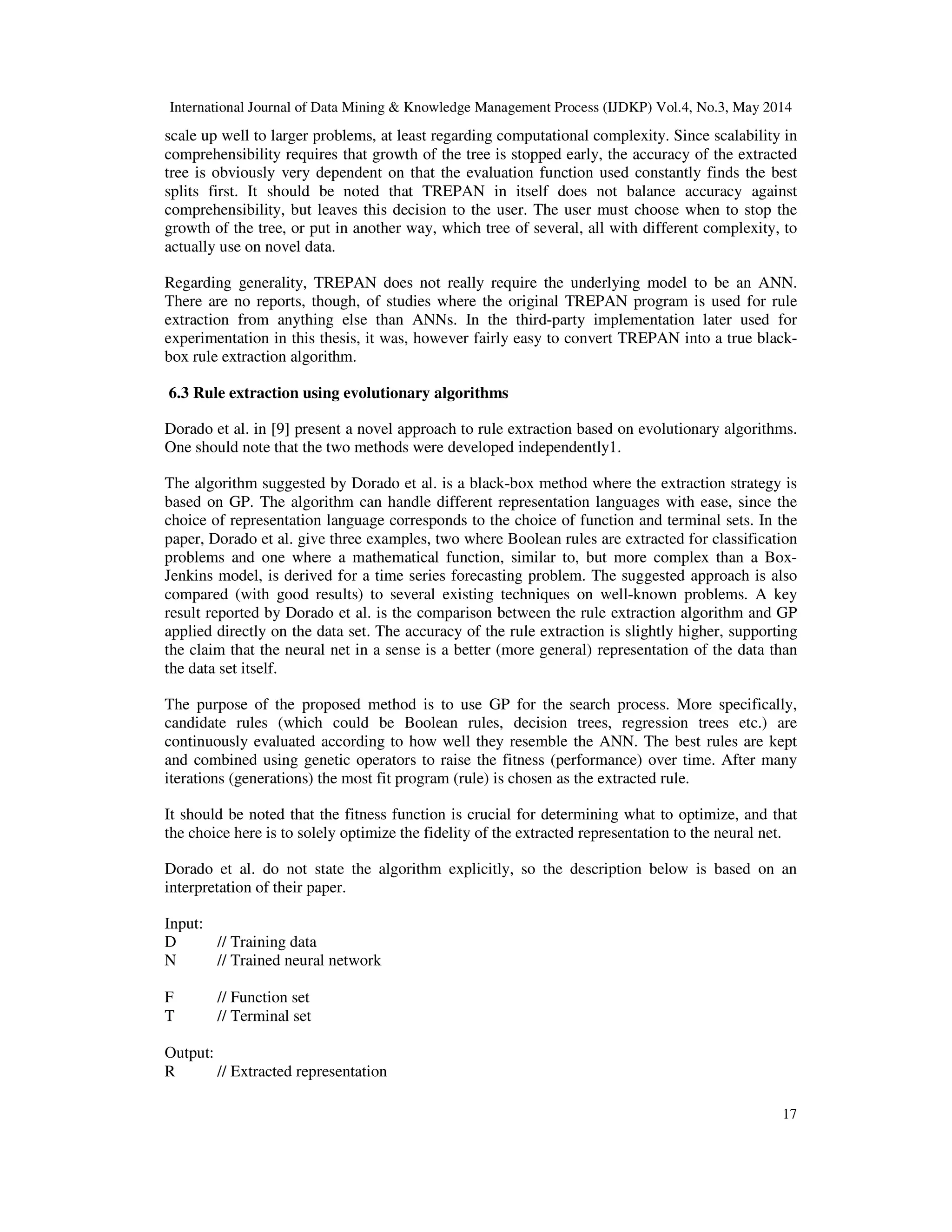 Evaluation Of Rule Extraction Algorithms Pdf